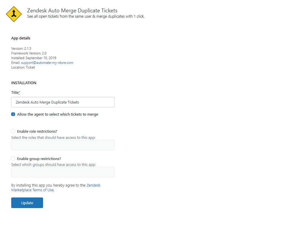 Auto Merge Duplicate Tickets App Integration with Zendesk Support Auto Merge Duplicate Tickets App Integration with Zendesk Support